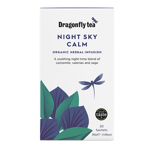Night Sky Calm Herbal Tea Bags – Dragonfly Tea