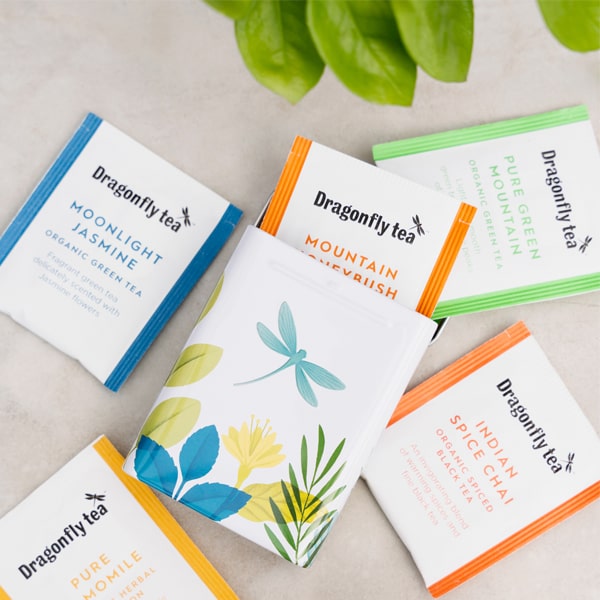 Travel Tin with Lid - Dragonfly Tea accessories